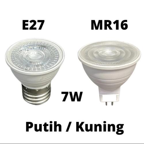 Jual lampu led spotlight e27 7 watt 7w bohlam 7 watt lampu led 7 watt - Putih, Tusuk MR16 ...