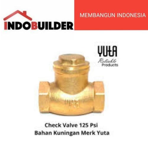 Jual YUTA CHECK VALVE KUNINGAN 3 INCH X 125 PSI - Kab. Tangerang - Indo ...
