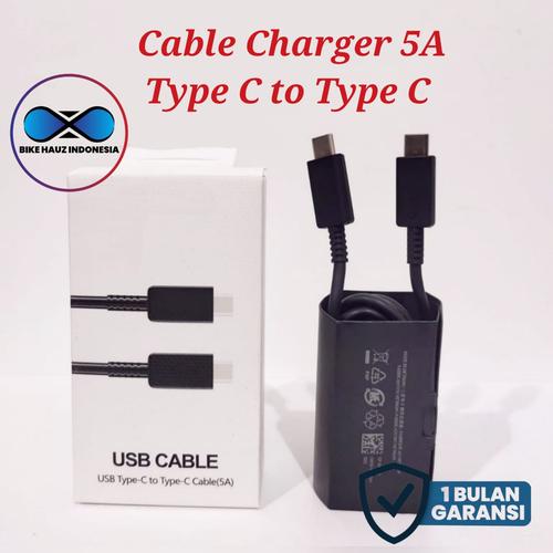 Promo KABEL CHARGER SAMSUNG TYPE C 5A ORIGINAL CABEL Type C TO Type C ...