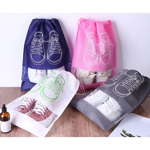 Jual Tas Pouch Penyimpanan Sepatu Dewasa Besar Korean Shoes Bag Serut ...