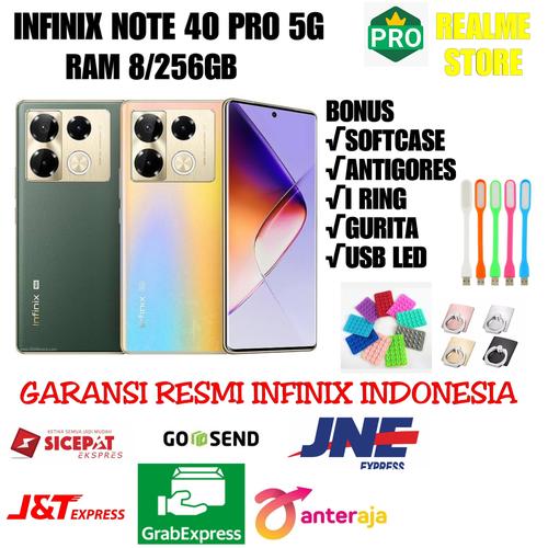 Jual INFINIX NOTE 40 PRO 5G RAM 8+8/256GB GARANSI RESMI INFINIX INDONESIA - Gold - Jakarta Utara ...