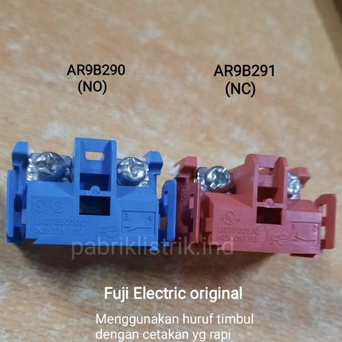 Jual contact block kontak Tombol pushbutton Fuji NO atau NC AR9B290 ...
