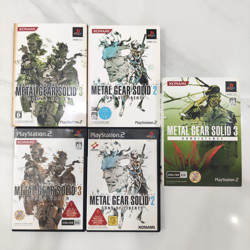 Jual Metal Gear Solid 2&3 mgs PS2 Ori PlayStation substance sons of ...