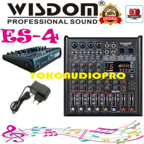 Jual Wisdom ES4 4-channel Mixer USB with Bluetooth - Jakarta Pusat - TOKOAUDIOPRO | Tokopedia