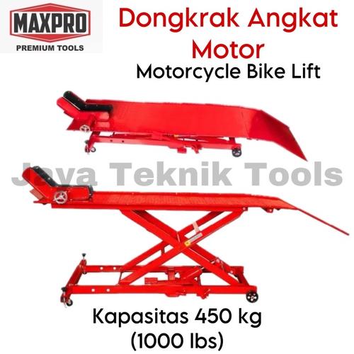Jual Dongkrak Angkat Motor Maxpro 450 kg Motorcycle Bike Lift 1000 lbs ...