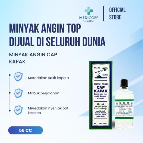 Jual Minyak angin cap kapak obat masuk angin pusing flu bersin pilek 56 ...