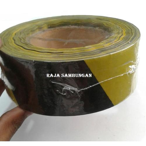Jual Police Line Hitam Kuning 2 inch x 300 meter Garis Pembatas Polisi ...