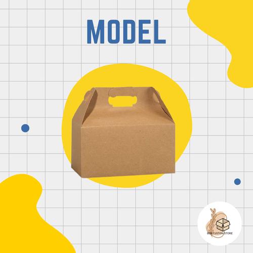 Jual Custom Gable Box Polos + Partisi Ukuran 32,6cm x 21,8cm x 16,5cm ...