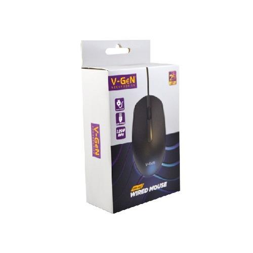 Jual Wired Mouse V-GeN VMS-02 1200 DPI Mouse Kabel PNP USB Cable - Kota ...