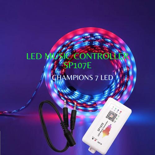 Jual LED Controller RGB IC Music SP107E Bluetooth DC 5v-24v - Kota ...