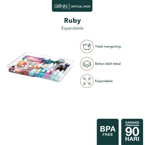 Promo Grinn Living Ruby Expandable Drawer Organizer Laci Bening - Kab ...