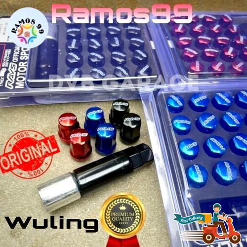 Jual Wuling Air Ev Original Mur Roda Racing Rays Baut Lugnut Mobil Anti ...