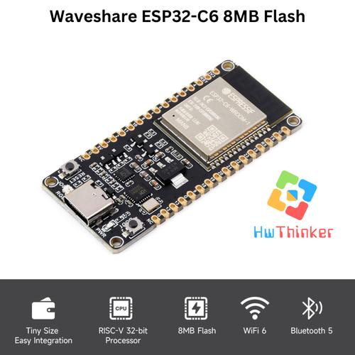 Jual Waveshare ESP32-C6 core Development Board RISC-V ESP32-C6-WROOM-1 ...