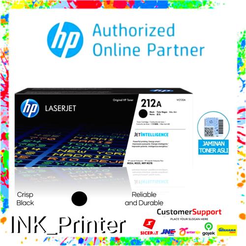 Jual Toner Hp Laserjet 212A Original Cartridge Black Color - Merah ...