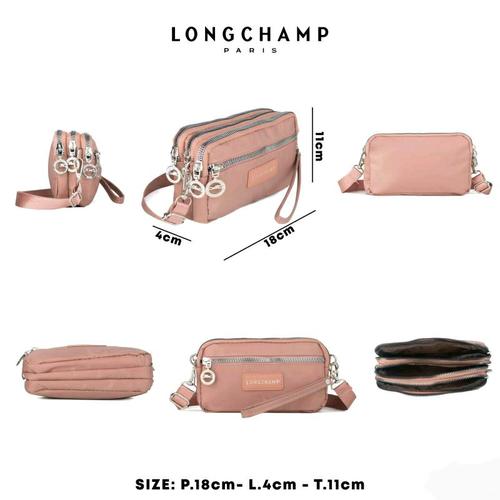 Jual Dompet Hp Wanita Pouch Selempang 4 Resleting Besar Ori - tosca, M ...
