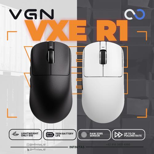 Promo VGN VXE R1 2K Wireless Light Weight Gaming Mouse - Hitam ...