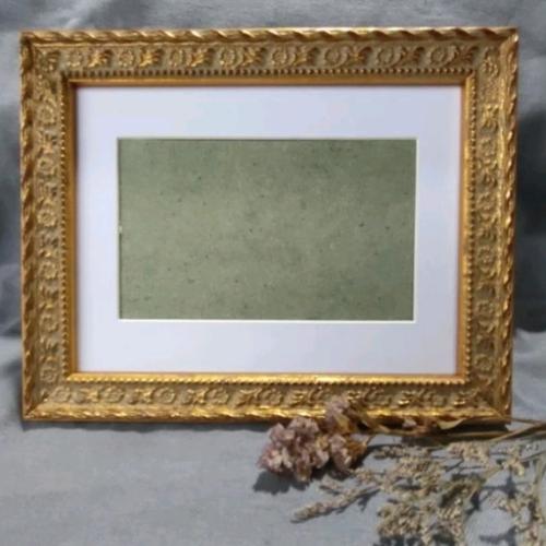 Jual Bingkai Kayu / Pigura Gold Ukir 4R ( 10 x 15cm ) 6R ( 15 x 20cm ...