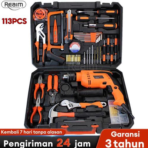 Jual Hand Toolset / Tool Kit Set / Toolbox Cordless Drill Set / Toolkit ...