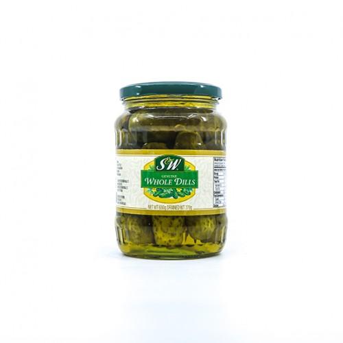 Jual Gherkin Whole Dills S&W / Acar Timun S&W - 680 Gram - Kota ...