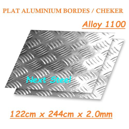 Jual Plat Bordes Potongan / Custom Aluminium Tebal 2,0mm (Harga PerCM2 ...