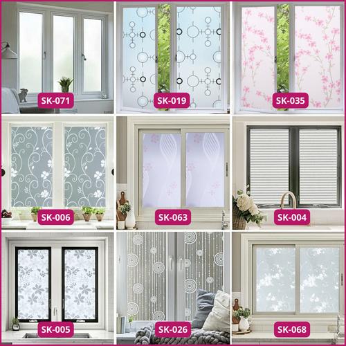 Jual STIKER KACA SANDBLAST (5m x 45cm) STICKER KACA ROLL METER STIKER ...