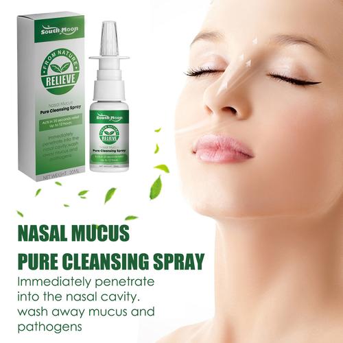 Promo South Moon Nasal Mucus Pure Cleansing Spray 30g Nasal Spray Anti ...
