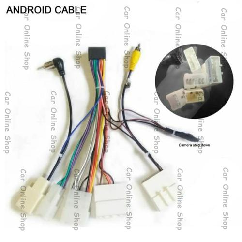 Jual Kabel Soket PNP Headunit Android Toyota Dengan Step Down Camera Agya Avanza Rush Yaris ...