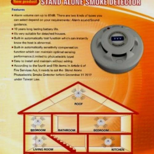 Jual smoke detector stand alone with battery - Kota Depok - smartfire | Tokopedia