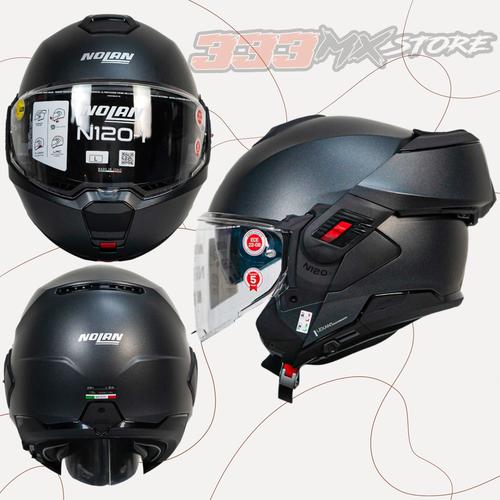 Jual Helm Nolan N120-1 SPECIAL 09 Black Graphite Helm Modular Nolan ...