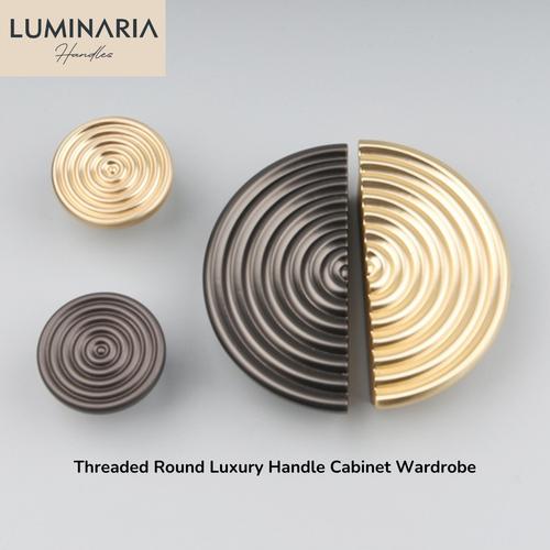 Jual Threaded Round Luxury Handle Cabinet Wardrobe - Tarikan Knob Knop ...