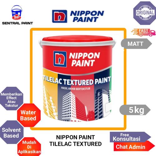 Jual Nippon Paint Tilelac Textured Paint / Cat Bertekstur - 5KG ...