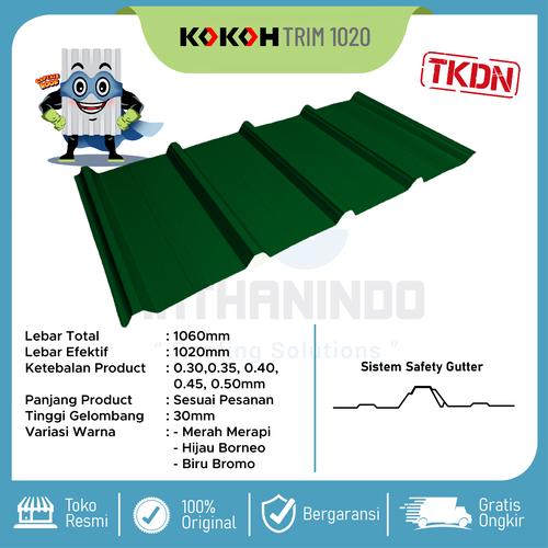 Jual Spandek/Atap Trimdeck/Bluescope Warna/Kokohtrim Warna - 0.30MM ...