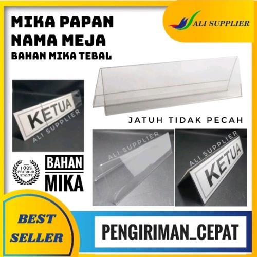Jual PAPAN NAMA MEJA / NAMA PANITIA / NAME TAG / PAPAN NAMA uk. 8 x 30 ...