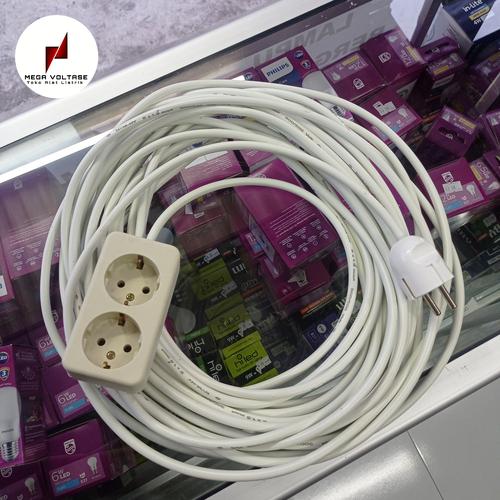 Jual Extension kabel terminal colokan listrik 2 lubang panjang 15 meter ...