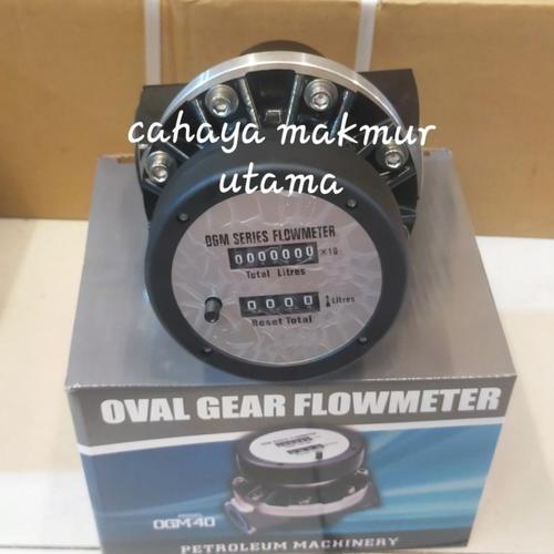 Jual Oval gear ogm diesel flow meter solar 50mm uk 2" inch - Jakarta ...