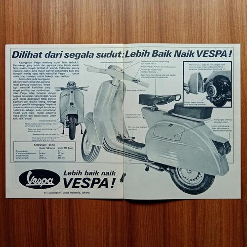 Jual Wall Decor Iklan VESPA Jadul - Pajangan Hiasan Motor Tua Antik ...