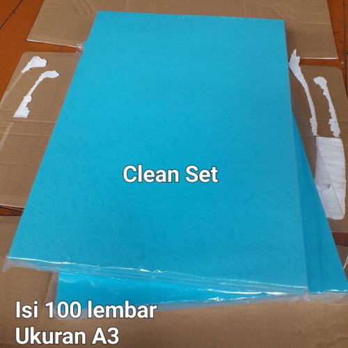 Jual kertas buffalo A3 biru benhur - Jakarta Utara - Clean set | Tokopedia