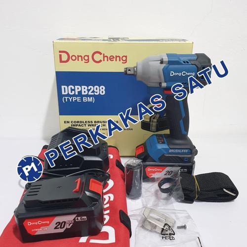 Jual MESIN IMPACT WRENCH 1/2" BRUSHLESS DONGCHENG DCPB298 EM CORDLESS ...