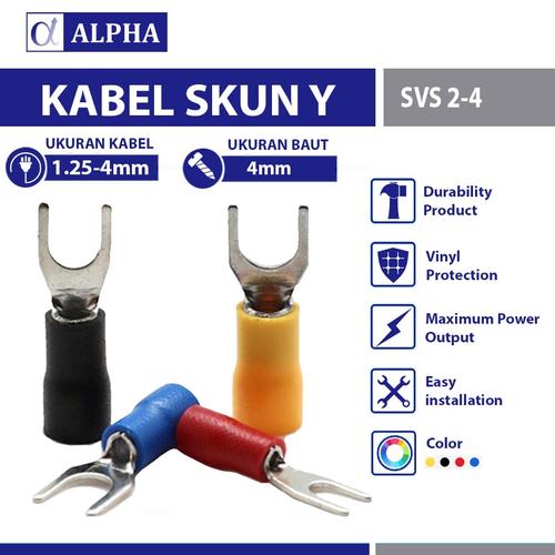 Jual Skun Kabel Y SVS 2-4mm Brand Alpha - Jakarta Pusat - Alpha Electrical Official store ...