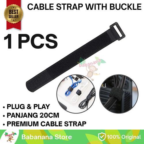 Jual Cable Strap Premium Pengikat Kabel Cable Organizer Manajemen ...