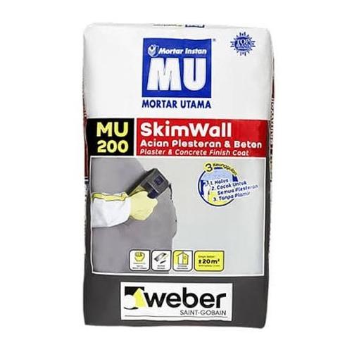 Jual ready MU 200 20 kg acian semen diatas plester beton skim wall ...