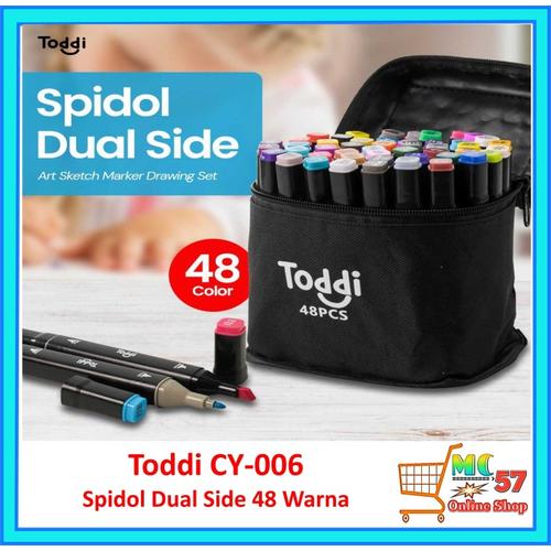 Jual Toddi CY-006 Warna Spidol Permanen Spidol Warna Warni Spidol 1 ...