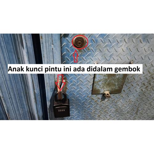 Jual Box kunci + gembok 2 kegunaan in 1 kotak penyimpanan kunci pagar ...