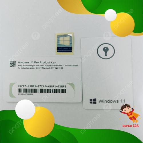 Jual Windows 11 Pro Retail FPP - Card+Logo Aja - Kota Depok - Super COA ...