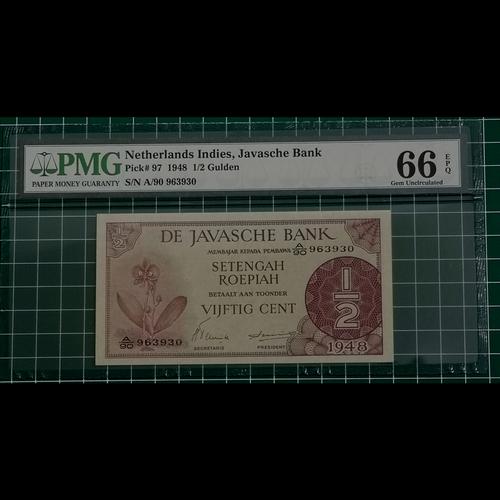 Jual PMG FEDERAL 1/2 ½ GULDEN 1948 PMG 66 EPQ A90963930 - Kota Surabaya ...