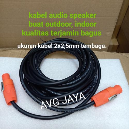 Promo kabel audio ukuran 2x2,5mm Jack Spikon to Spikon kabel low noise ...