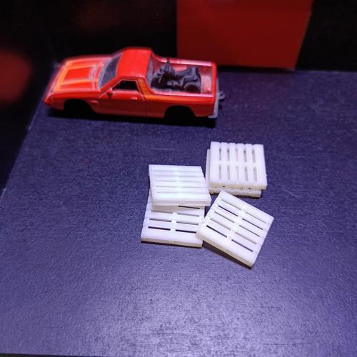 Jual aksesoris diorama Pallet palet peti kemas resin skala 1 : 64 ...