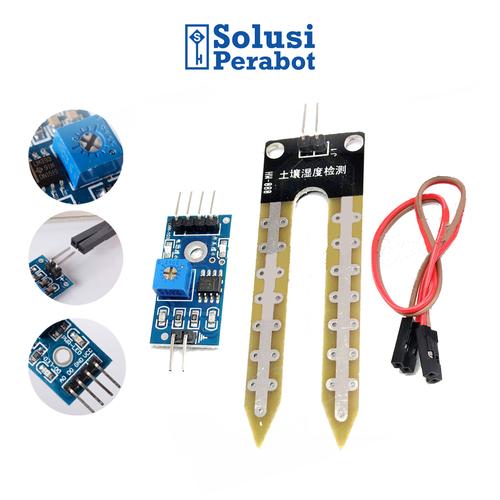 Jual Modul Sensor Kelembaban Tanah SP / Module Deteksi Soil Moisture ...
