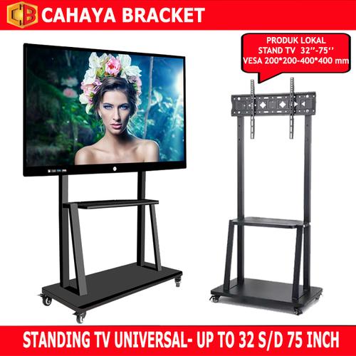 Jual Bracket standing Tv portrait /Braket Standing Tv Vertikal 32-75 ...