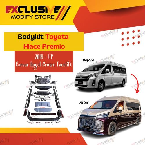 Jual TOYOTA HIACE PREMIO (2019-UP) MINIBUS BODYKIT SET UPGRADE LUXURY ...